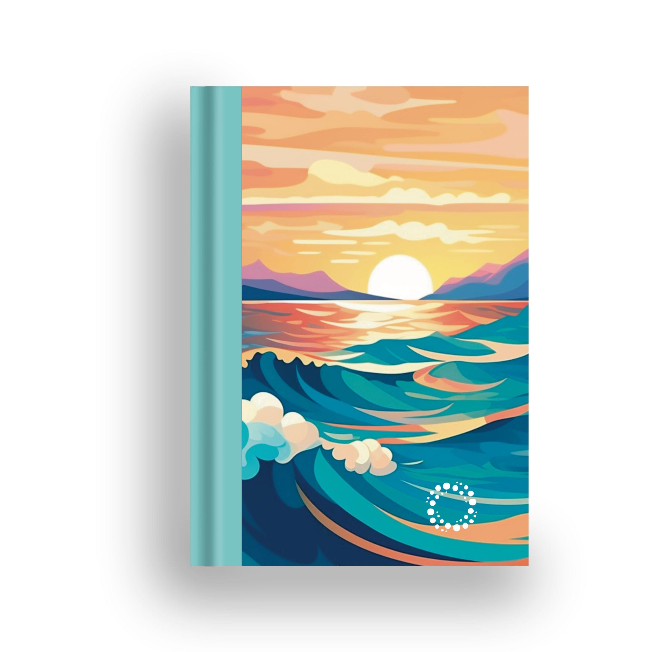 Poseidon Notebook - Sunset Sea Design | DayDot Journals