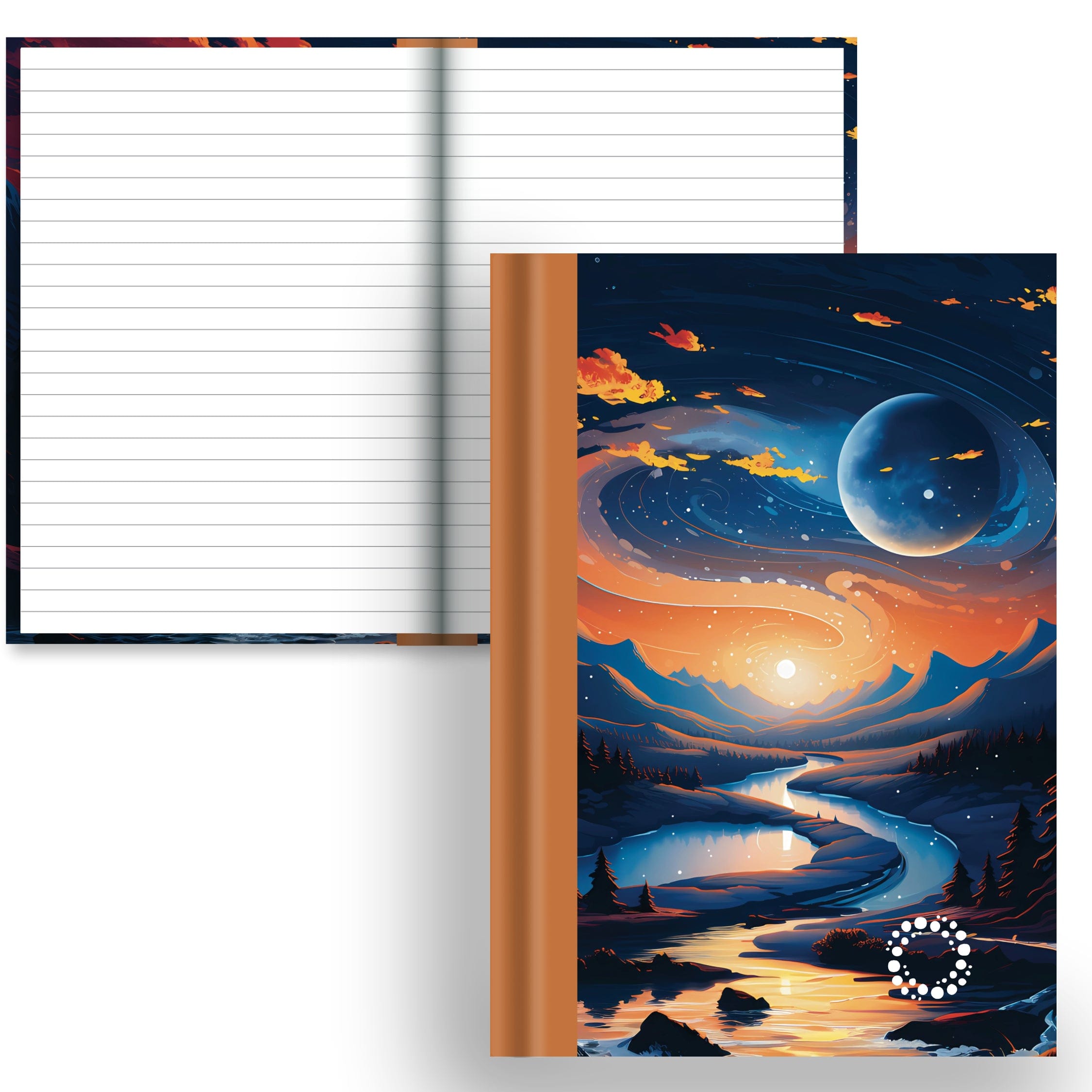 Wilderness A5 Hardback Notebook - Nature Adventure Design